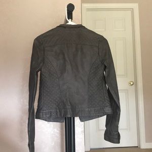 American Rag | Jackets & Coats | American Rag Grey Leather Jacket ...